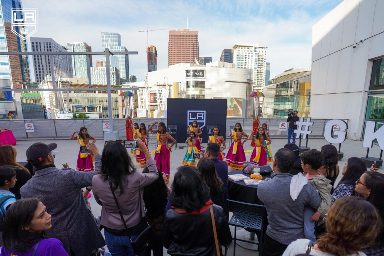 LA Kings Host Colorful Indian Cultural Night - IndiaWest News
