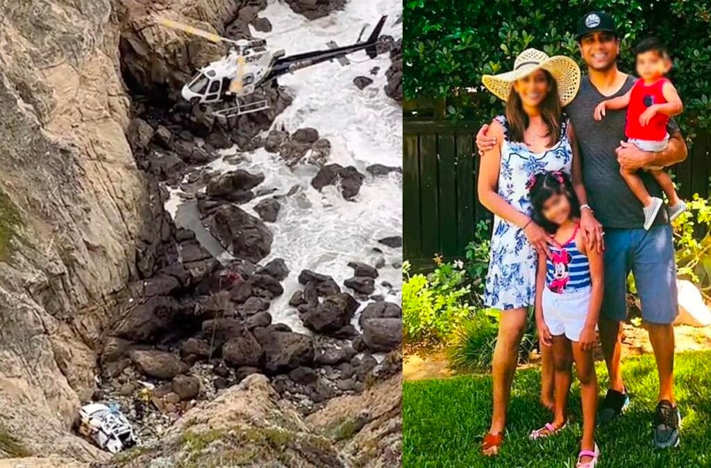 Dr Dharmesh Patel Of CA Arrested For Murder, Drives Car Off Cliff With ...