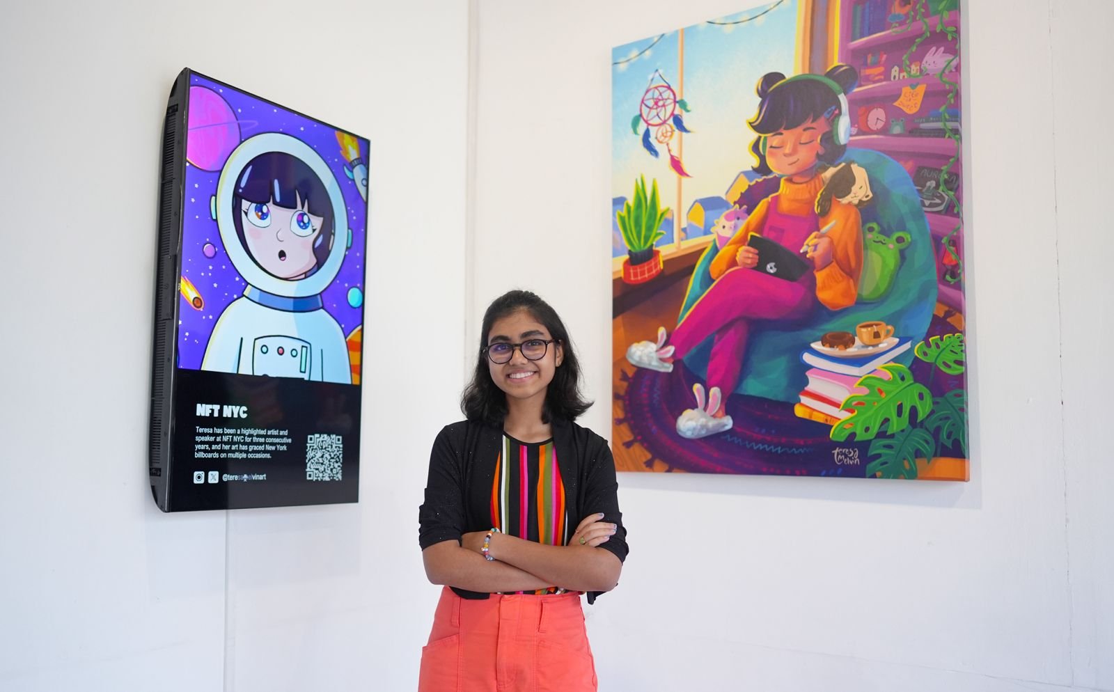NFT Exhibition By Indian American Enthralls Kids - IndiaWest Journal News