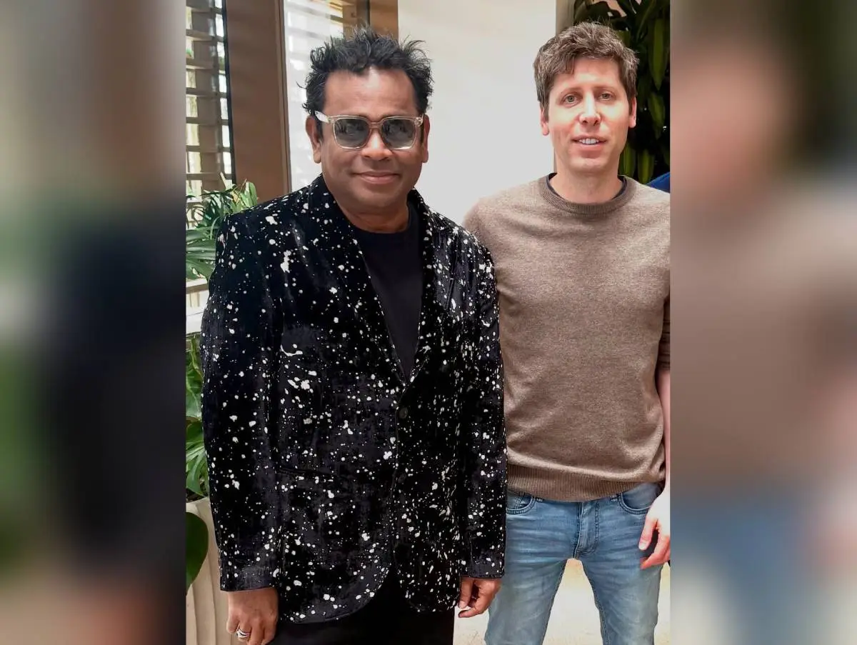 A. R. Rahman Ventures Into AI With ChatGPT’s Sam Altman – IndiaWest ...